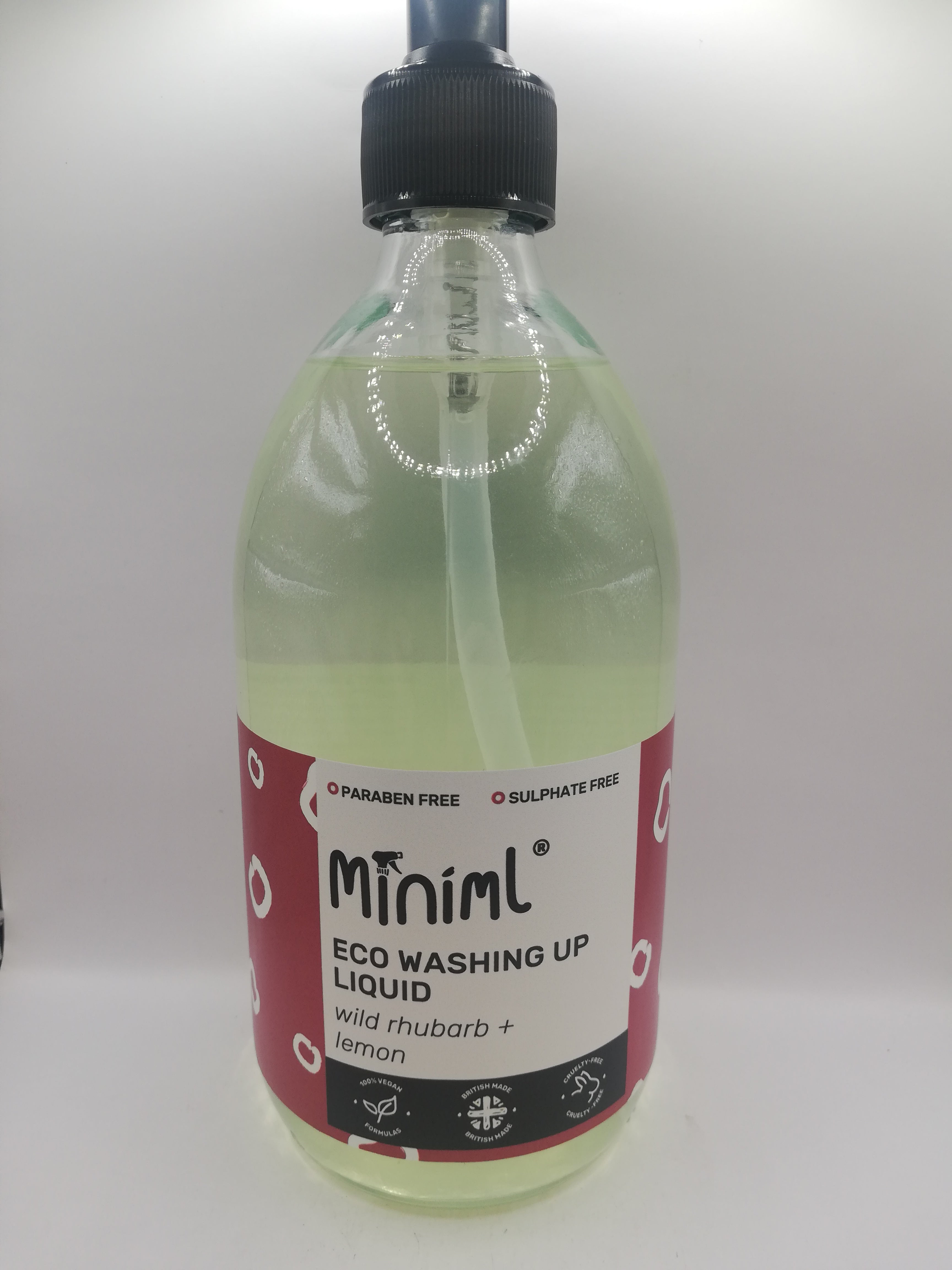 Miniml Eco Washing Up Liquid Rhubarb & Lemon 500ml – Out of this World